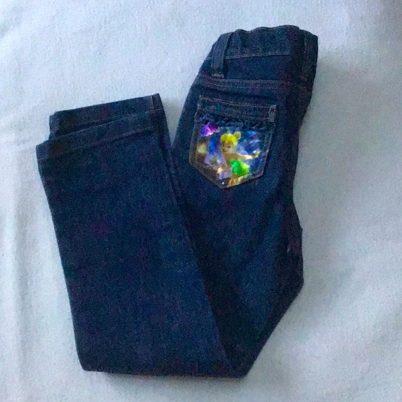 Disney | Bottoms | Nwot Disney Store Tinkerbell Exclusive Girls Jeans ...